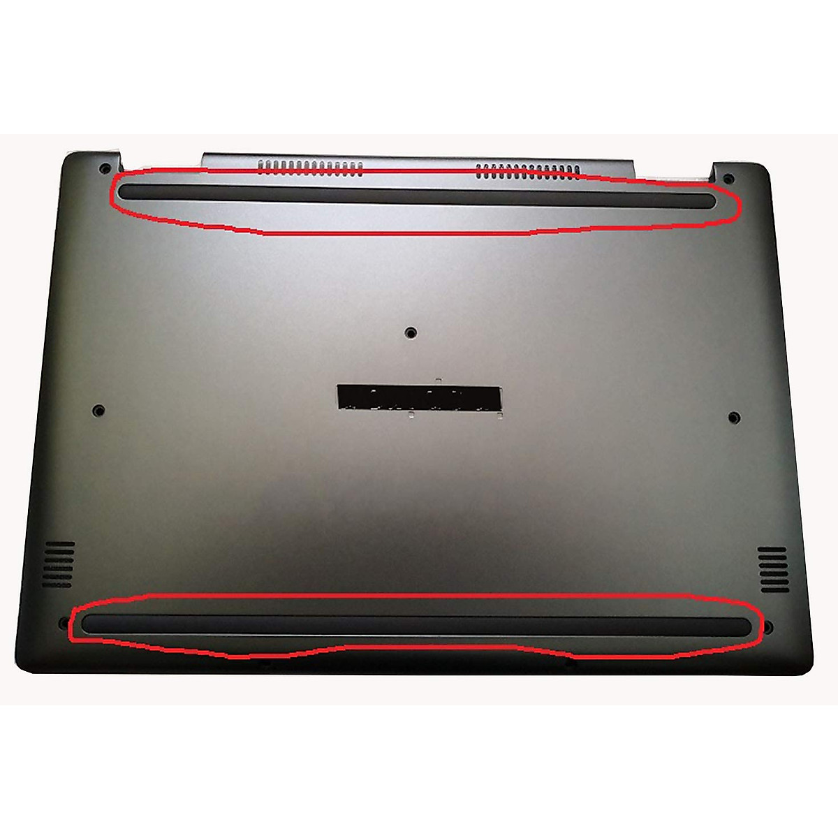 YCLM Replacement Rubber Feet Strips Compatible with Dell Inspiron 5368 5378 7368 7460 7569 13-5000 13-7000 with 2pcs/Set