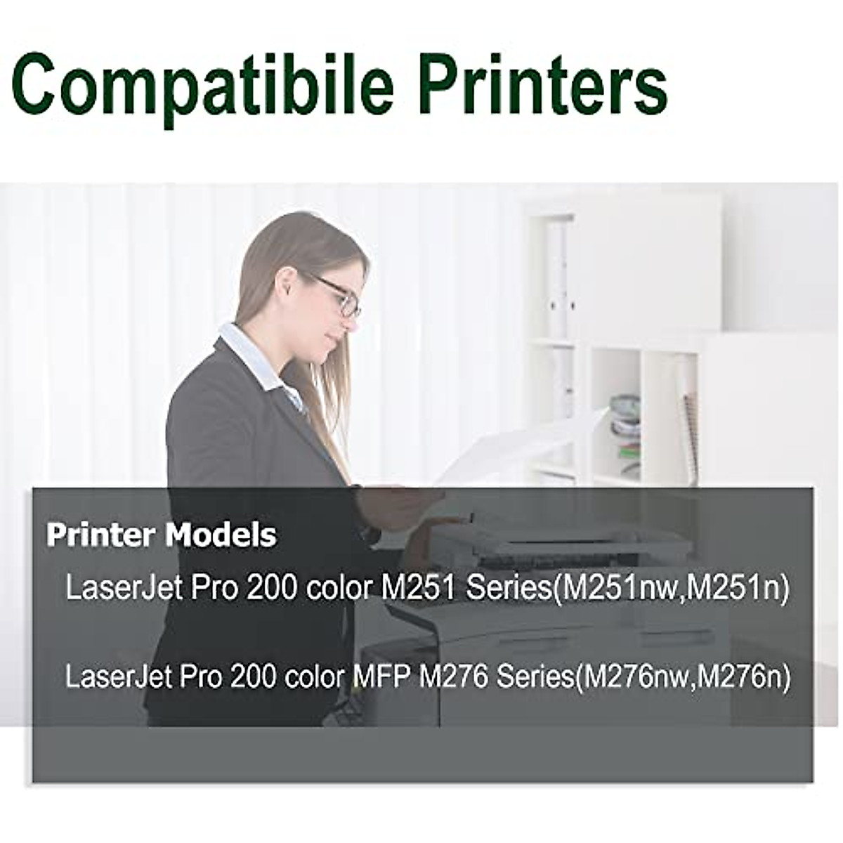 131X Black High-Yield Toner Cartridge Replacement for HP 131A 131X for Laserjet Pro 200 Color M251nw M251n M251 M276n M276nw Printer Ink (1 Pack)