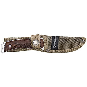 Remington Woodland Skinner Fixed 7.5" W/Sheath 15663