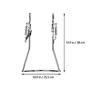 BESPORTBLE Bike Double Kickstand Adjustable,Center Mount Double Stand Folding Bicycle Stand Support Rear Mount for Mountain Bike Road Bike Bicycles Adult
