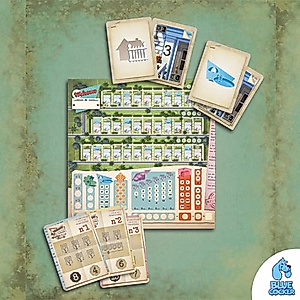 Welcome to... Your Perfect Home Board Game | City Building Strategy Game | Narrative Adventure Game for Adults and Kids | Ages 10+ | 1-6 Players | Avg. Playtime 25 Minutes | Made by Blue Cocker Games