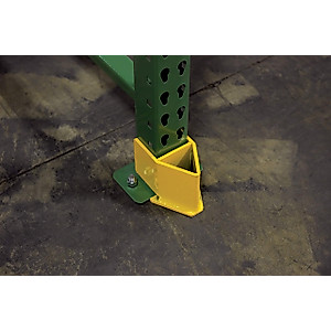 Vestil G3-V4-YL Steel Upright Rack Guard 7 in. x 5 in. x 5 in. Yellow