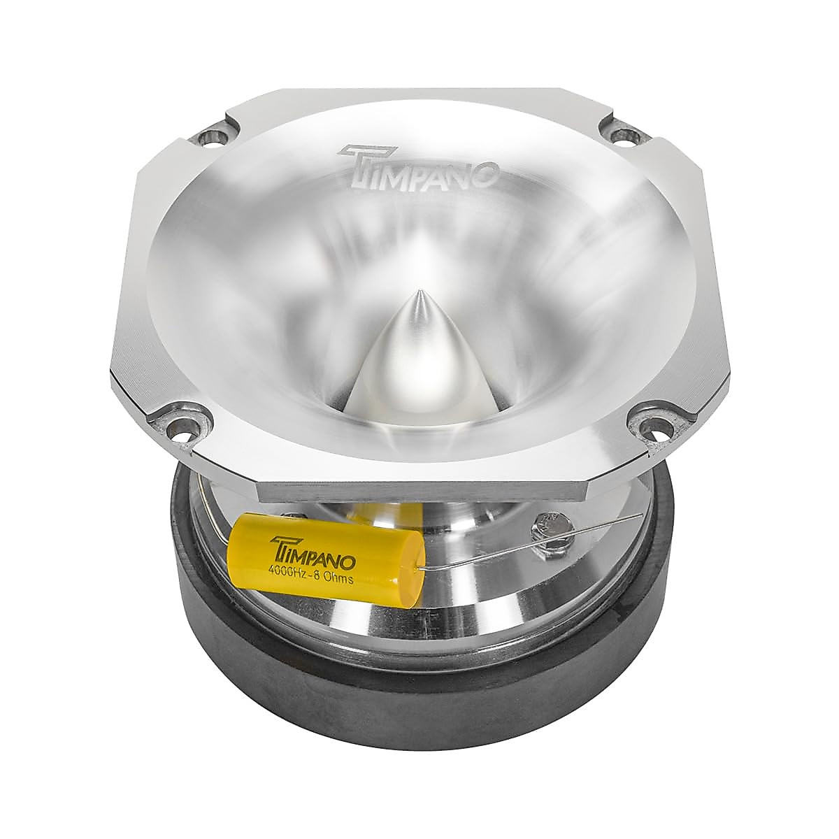 Timpano Super Tweeter 4 Inch TPT-ST71 Chrome, 8 Ohm, 900 Watts Max, 108 db, High Sensitivity, PRO Audio Bullet Super Tweeters (Pair)