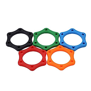 an-do-er 5pcs Rubber Wireless Handheld Microphone Rolling Protection Ring