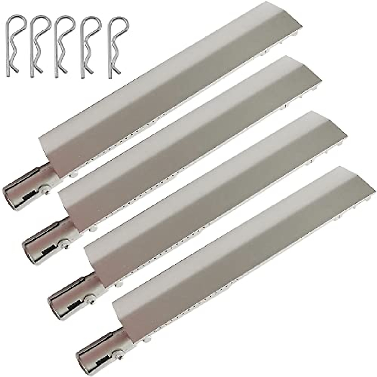 Heavy Duty Cast Stainless Steel 304 Gas Grill Burner Replacement Parts Outdoor Premium Gas BBQ Grill Burner for Bull Lion Cal Flame Blaze Aussie Bakers Chefs Turbo Coyote Jenn Air Nexgrill Charbroil