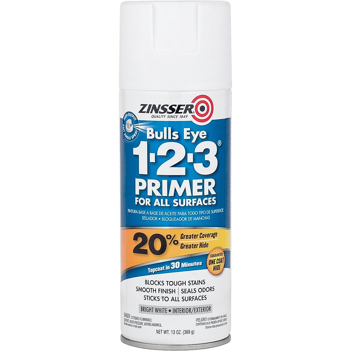 13 oz. Bull Eye 1-2-3 Primer Spray Paint [Set of 6]