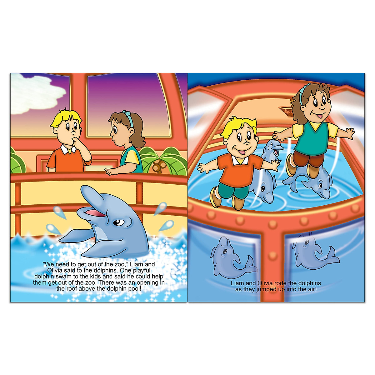 Personalized Children’s Zoo Adventure Storybook – Customize with Child’s Name, Hair Color, Gender, and Ethnicity | 28-Page 8.5” x 11” Paperback by First Time Books
