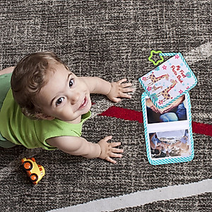 Kisangel Baby Photo Album Soft Baby Book First Year Baby Photo Book Memory Album for Babies Newborns Toddlers