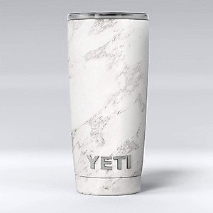Design Skinz Slate Marble Surface V4 - Skin Decal Vinyl Wrap Kit Compatible with The Yeti Rambler Cooler Tumbler Cups