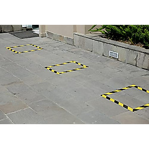 3M 1125-BY Hazard Marking Duct Tape, Black & Yellow, 1.88 inches by 25 Yards, 1 roll