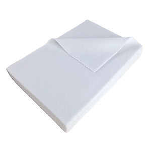 Jtnohx White Felt Fabric, Soft Felt Sheets for Crafts, 1.4mm Thick 8"x12" Craft Felt 20Pcs for Sewing DIY Projects (White)