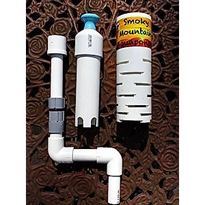 Aquaponics Auto Bell Siphon Kit 6" Media or Smaller Grow Bed Mini Garden! Great For Half 5Gal Dutch Buckets, Over 7000 Siphons Sold