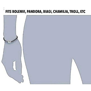 BOLENVI Opal Baby 925 Sterling Silver Pendant Charm Bead For Pandora & Similar Charm Bracelets or Necklaces