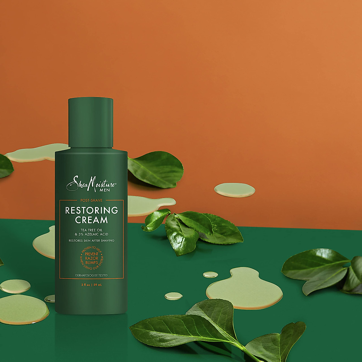 SheaMoisture Men After Shaving Cream For Reduced Irritation After Shaving Restoring Cream Dermatologist-Tested Skin Care Proven to Prevent Razor Bumps When Using Our System 2 oz