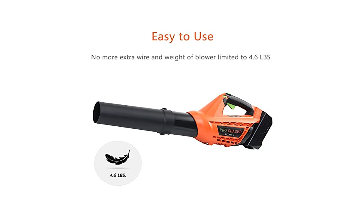 Powerful 58V Cordless Leaf Blower for Easy Yard Care