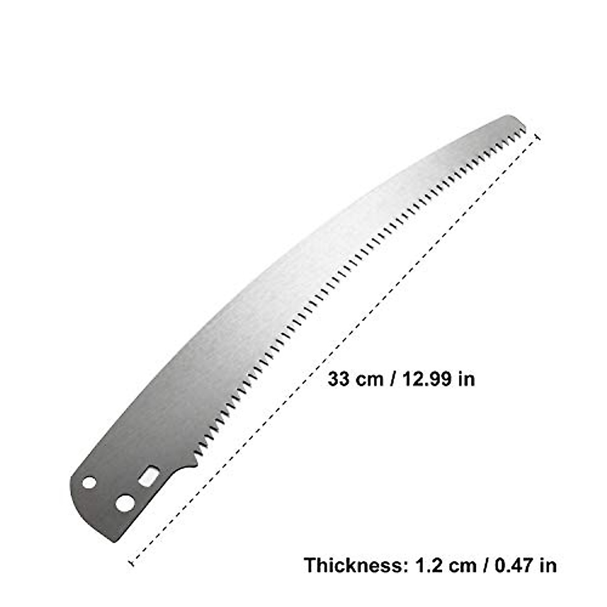 Sharp Garden Tree Pruning Saw and Pruner Head,Yenghome Tree Pruner Fruit Picker Harvester Pole Saw Tree Trimming Clipper Tool (Without Pole)