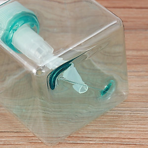 YARNOW Lotion Dispenser Bottle Hand Soap Bottle Clear Soap Dispenser Hand Lotion Dispenser Liquid Pump Jar Travel Lotion Bottle