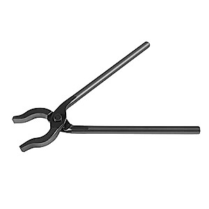 0004930-300 Blacksmiths' Tong Hammer For Holding Hot Steel Firmly Fit Blacksmiths Flat Clip(300mm)