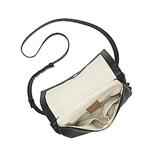 Vince Camuto womens Corah Large Crossbody, Black, One Size US