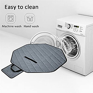 Octagon Washable Liner for Small Animal Playpen，Guinea Pig Bedding Cage Liners Washable Pee Pads for Dogs Pets (40.6 inch)