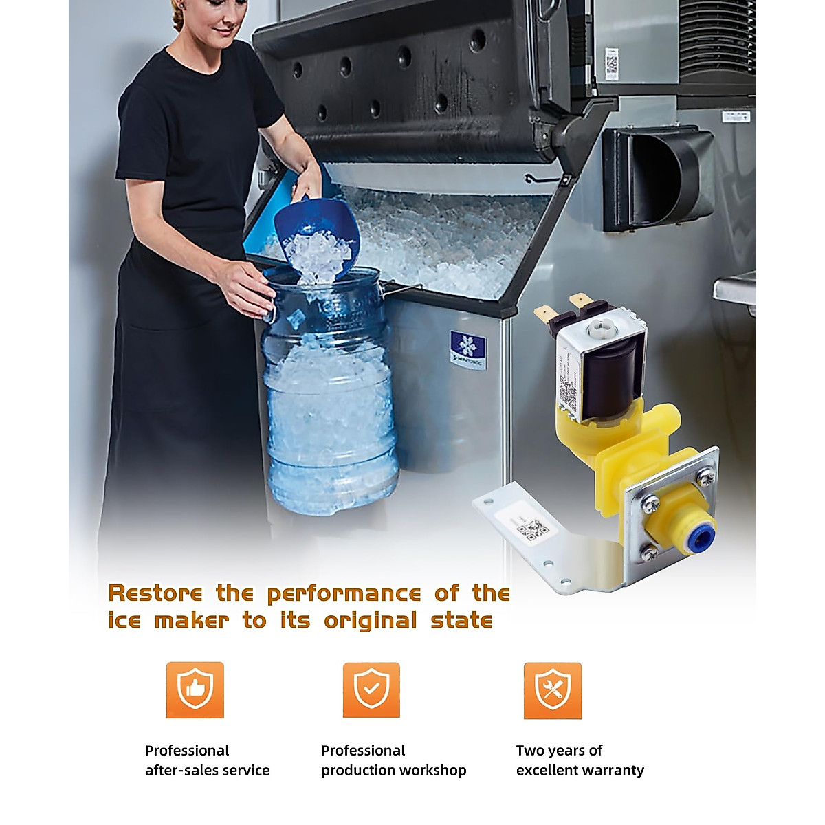 2024 New 000008484 33129030 000009122 IH9122 OEM Water Inlet Valve Fits For Manitowoc Ice Machines,220/240V 50/60Hz 6W-2 year warranty