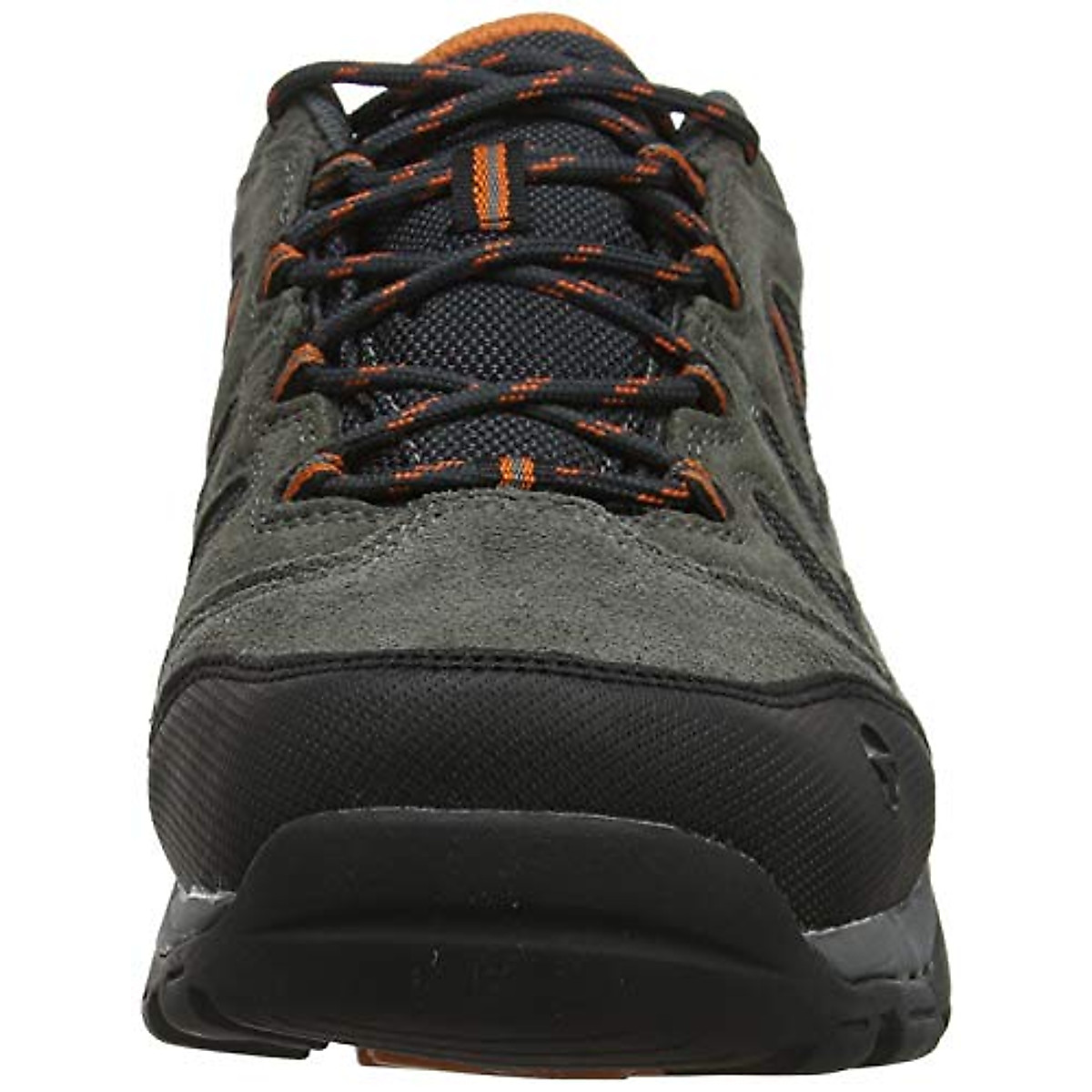 Hi-Tec Men's BANDERRA II Low WP Wide Rise Hiking Boots, Grey Charcoal Graphite Burnt Orange 51, 11