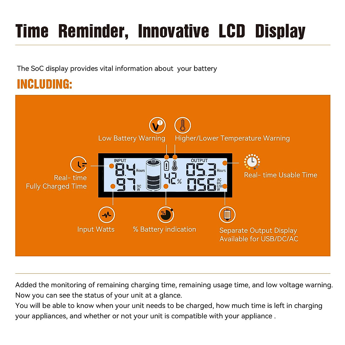 BALDR Portable Power Station 500W, 519Wh Outdoor Solar Generator (Solar Panel Optional) Mobile Lithium Battery Pack with 1.