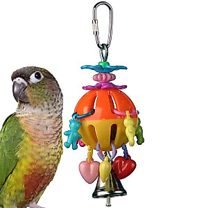 Super Bird Creations SB1086 Having a Ball Bird Toy, Small/Medium Bird Size, 6" x 2" x 2"