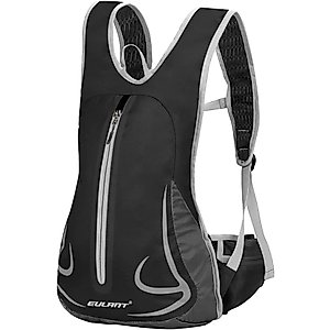 EULANT Small Lightweight Backpack for Cycling/Walking/Running/Hiking/Skiing/Short Trip/Camping, 14L Hydration Pack Rucksack for Women Men