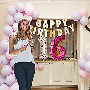 Sweet One Number Balloons Donut Birthday Party Decorations 40 IN Sprinkle Balloon 1st Candyland Donut Grow Up Party Supplies 1 Balloon for First Birthday Candy Balloons