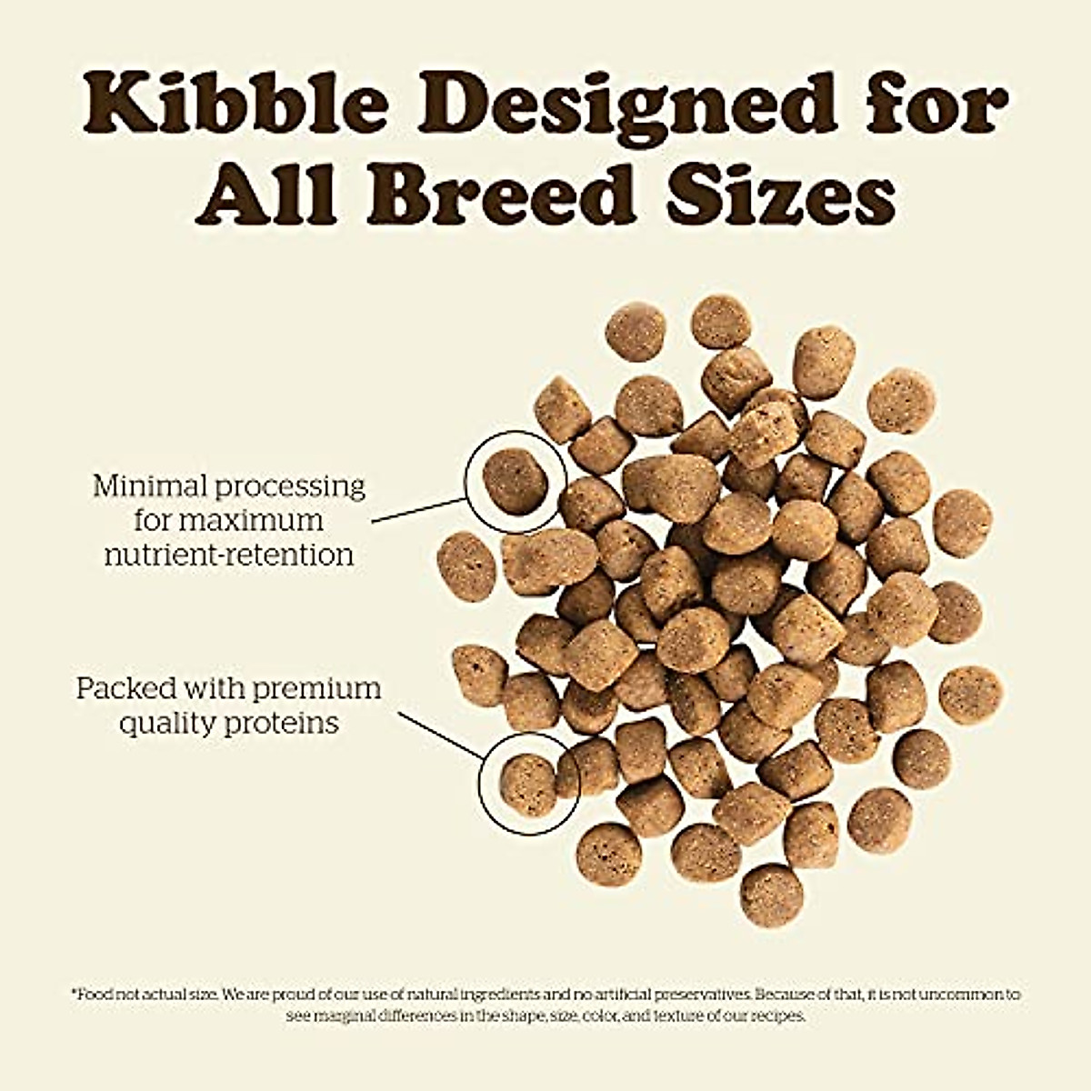 Now Fresh Dry Dog Food, Turkey, Salmon and Duck Recipe, 22 lbs - Grain Free Dog Food, Made with Real Meat and Fish for Small, Medium, and Large Breed Adults