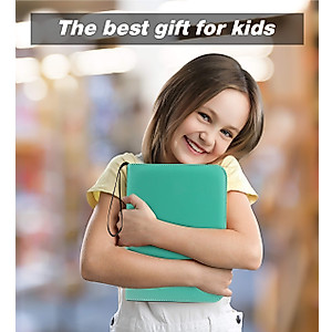 400 Pockets TONESPAC Card Binder Carrying Holder Compatible with Trading Cards Binder, Coupon Organizer Baseball Card Sleeves, Sports Cards (Teal)