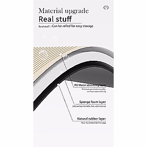 Super Absorbent, Fast Drying Diatomite Earth Bath Mat - Non-Slip, Ultimate Bathroom Floor Safety, Quick Clean Shower Mat, Ideal for Bathrooms, Kitchens & Showers, 32 x 20 inches