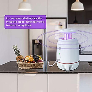 Careland Plug in Mosquito Zapper Lamp Indoor Use Electric Bug Zapper Fly Insects Trap with UV Light Attractant