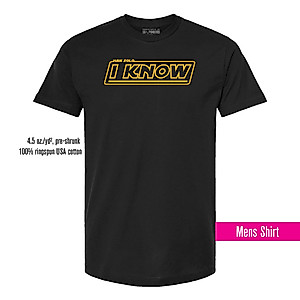 I Love You... I Know - Matching Couples T-Shirt Set (Women Medium/Men Large, Sun Yellow)