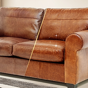 NATRUTH Leather Care Kit with Sponges, Leather Cleaner and Leather Conditioner, Leather Furniture Cleaner for Leather Sofas Car Seats, All Leather Items