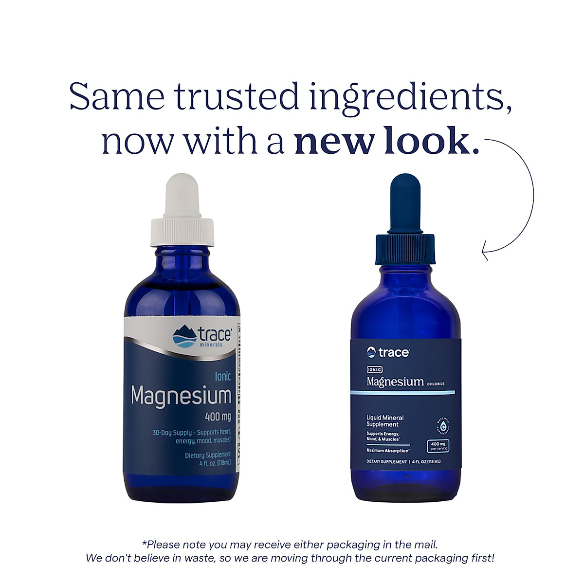 Trace Minerals Ionic Magnesium - Liquid Ionic Magnesium to Support Immune, Brain & Heart Health - Supplement to Aid Energy & Vitality - Supplement with Magnesium & Sodium - 4 fl oz (30 Servings)