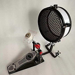 Colcolo Pedal Cowbell Bracket Multifunction Cowbell Percussion Pedals Percussion Mount for Practice Room