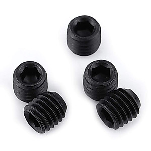 Screw Cup Assortment, Alloy Steel Hex Socket Head Grub Set Screw Cup Point Assortment Kit Insert Tools M3/M4/M5/M6/M8 200pcs with Box