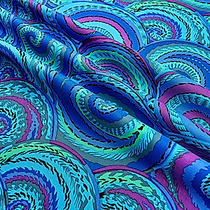 Kaffe Fassett Collective Curly Baskets Cobalt, Fabric by the Yard