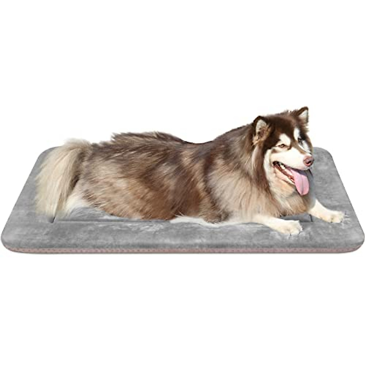Dog Beds for Extra Large Dogs Crate Bed Pad Mat 48 in Non Slip Washable Dog Bed Soft Fleece Mattress Kennel Pad Luxury Color,NG XL
