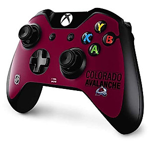 Skinit Decal Gaming Skin Compatible with Xbox One Controller - Officially Licensed NHL Colorado Avalanche Lineup Design