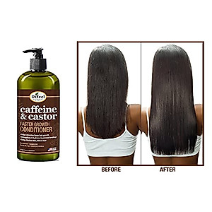 Difeel Caffeine & Castor Conditioner for Faster Hair Growth 33.8 oz.