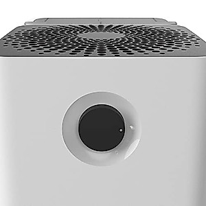 BONECO 2 in 1 Large Room Whisper Quiet Humidifier and Air Purifier with Automatic Shut Off Function and Fragrance Essential Oil Container, White