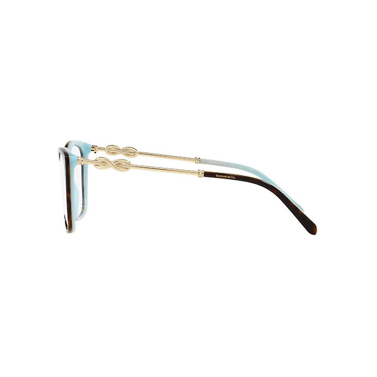 Tiffany & Co. TF2160B - 8134 Eyeglass Frame HAVANA/BLUE w/Clear Demo 54mm