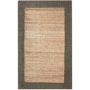 nuLOOM Cameron Hand Woven Jute Area Rug, 6' x 9', Natural
