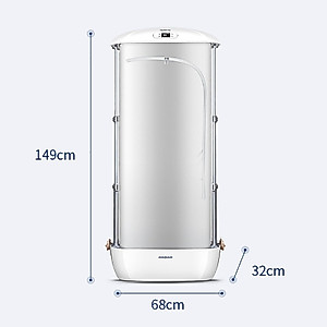 bofnold Electric Clothes Dryer, Automatic Ironing Machine, Portable Steam Drying Smart Machine, Ironing Clothes Folding Wrinkle Removal Machine with Remote Control, Foldable