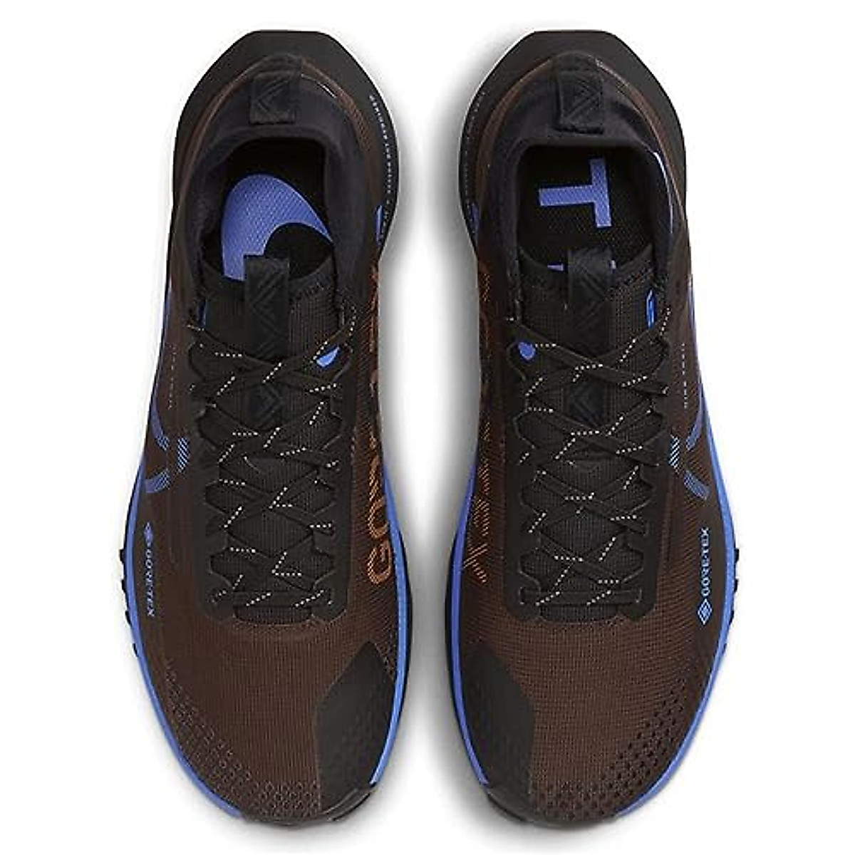 Nike Men's Trail Running Shoe (Velvet Brown/Black/Golden Moss/Medium Blue, us_Footwear_Size_System, Adult, Men, Numeric, Medium, Numeric_8)