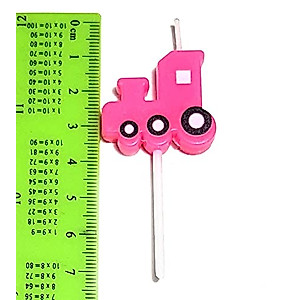 JM Future 10 Count Special Cake Candles Topper with Holder for Wedding Party Birthday Valentine's Day Cake Decoration, Perfect Wish Gift for Kid and Adult (Train)