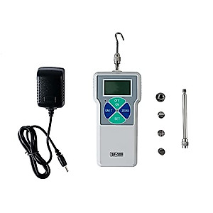Beslands SF-500 Digital Force Gauge Push and Pull Tester Dynamometer Pressure High Precision LCD Measuring Instruments Thrust Meter Simple Portable (2N-500N)